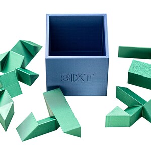 SIXT Puzzle Box by Puzzleguystore 3D Printed Packing Puzzles for Adults ...