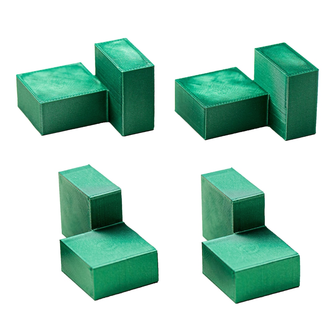 Four Cubes Puzzle. Make 4 Cubes Using 4 Parts. - Etsy