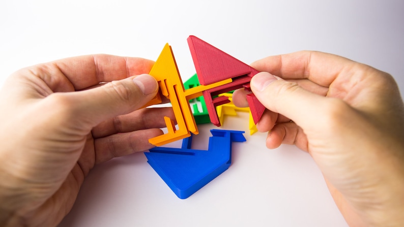 100 Steps Zigguflat Puzzle Designed by Oskar Van Deventer - Etsy UK