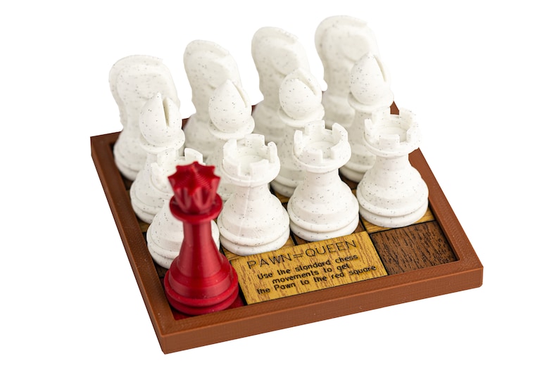 Pawn = Queen Chess Puzzle by Puzzleguystore -pawn Equals Queen ...