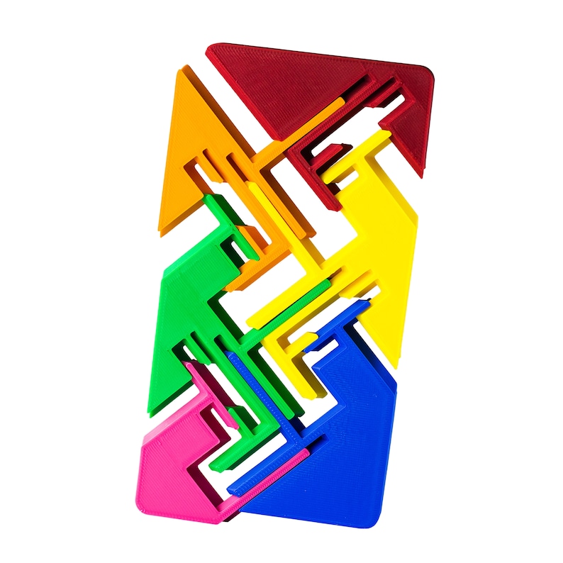 100 Steps Zigguflat Puzzle Designed by Oskar Van Deventer - Etsy UK