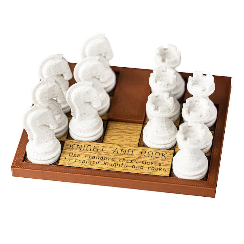 Knight and Rook. Chess Based Puzzle. - Etsy