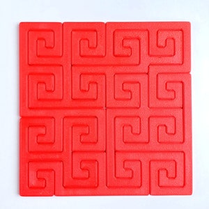 Tetra Spirals Puzzle 2D Assembly Brain Teaser by Puzzleguystore ...