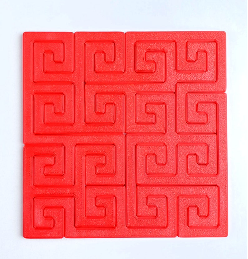 Tetra Spirals Puzzle 2D Assembly Brain Teaser by Puzzleguystore ...