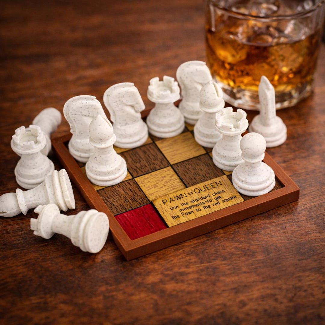 Pawn = Queen Chess Puzzle by Puzzleguystore -pawn Equals Queen ...