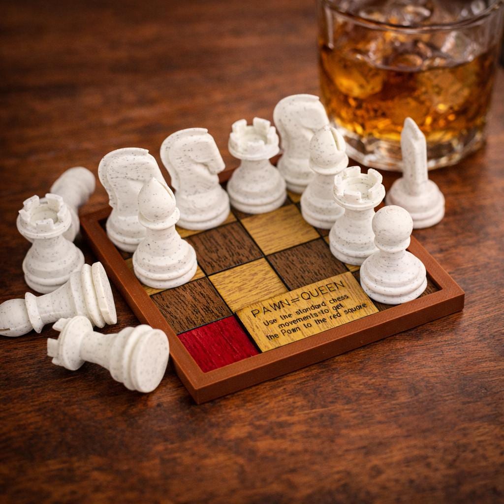 Pawn = Queen Chess Puzzle by Puzzleguystore -pawn Equals Queen ...