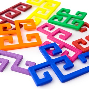 Tetra Spirals Puzzle 2D Assembly Brain Teaser by Puzzleguystore ...