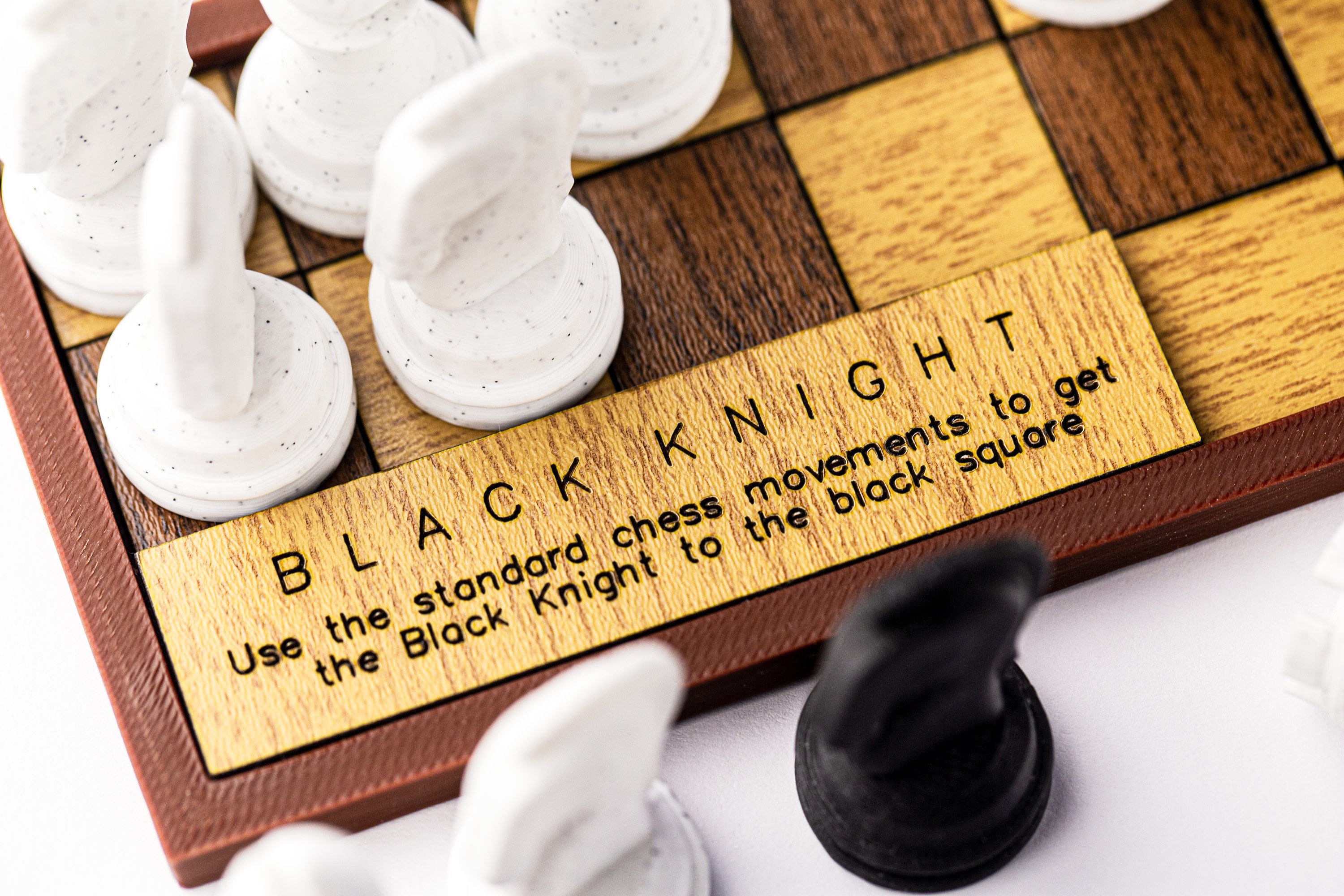 Black Knight Puzzle by Puzzleguystore, Chess Puzzles for Adults, Brain ...