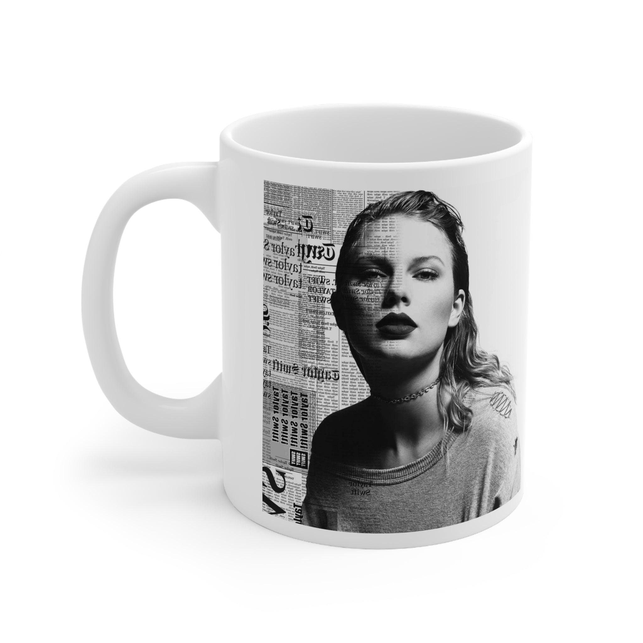 Taylor Swift Reputation Album Cover Art White Ceramic Mug - Etsy