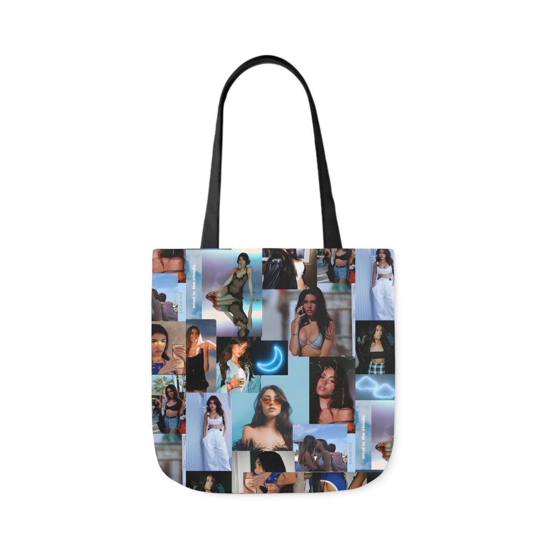 Madison Beer Mind in the Clouds Collage Polyester Canvas Tote - Etsy
