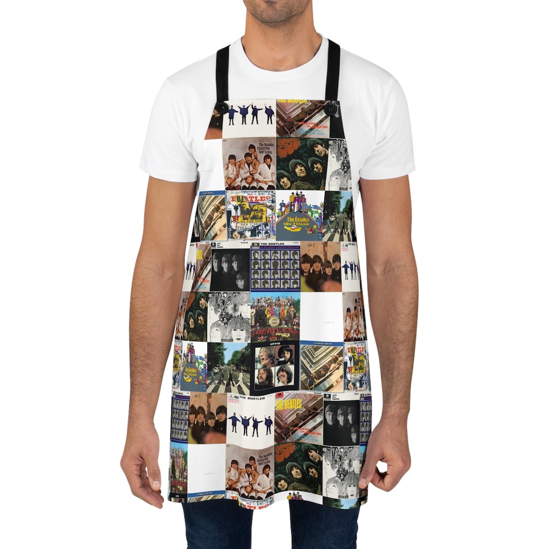 The Beatles Album Cover Collage Apron - Etsy