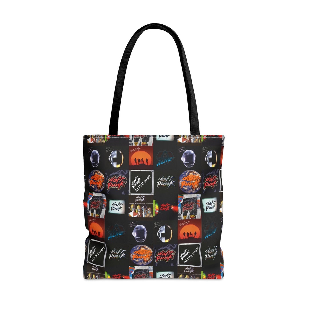 Daft Punk Album Cover Art Collage Tote Bag - Etsy