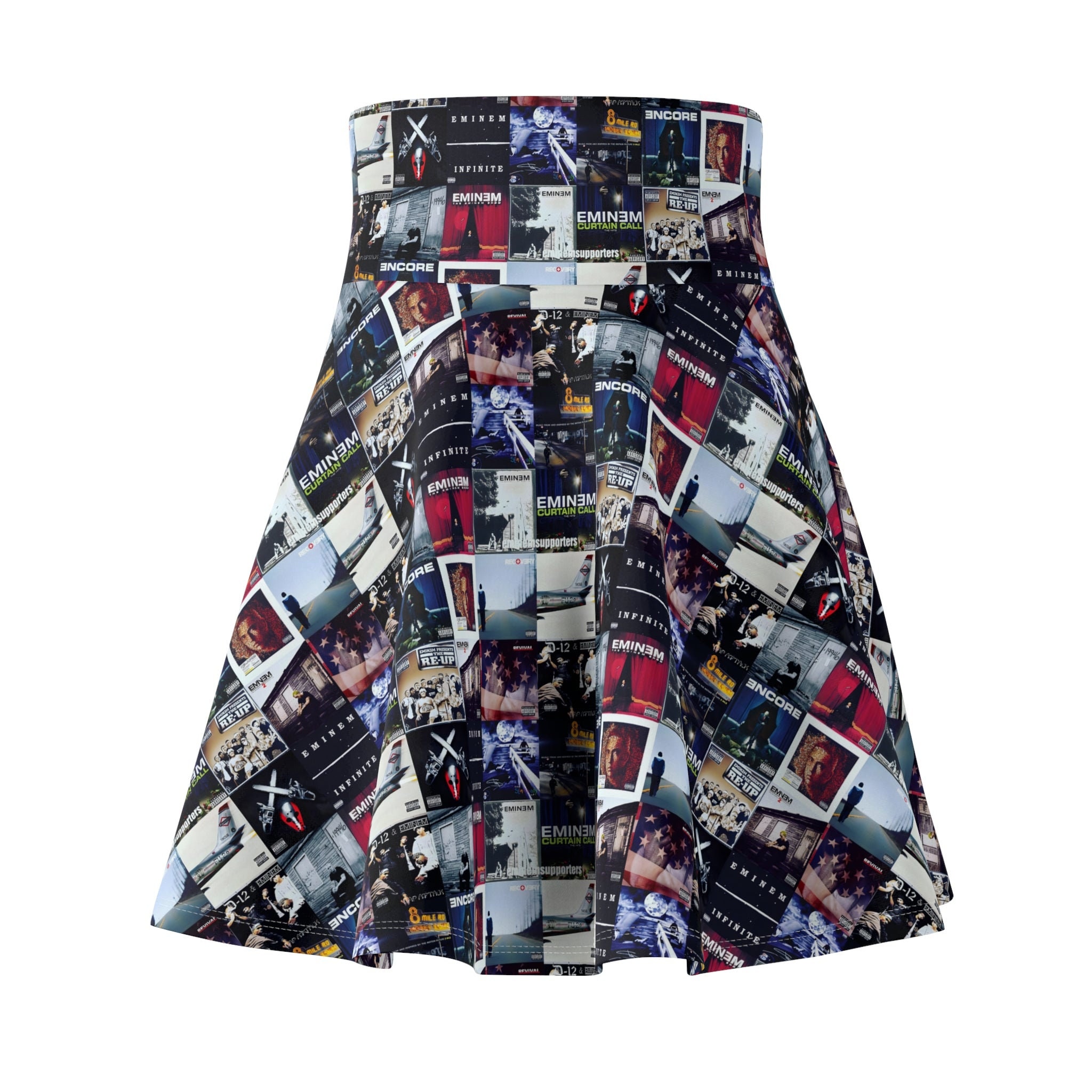 Eminem Album Art Cover Collage Women's Skater Skirt - Etsy