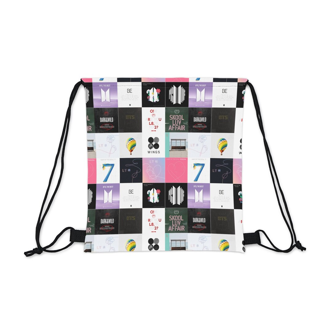 BTS Album Cover Art Collage Outdoor Drawstring Bag - Etsy