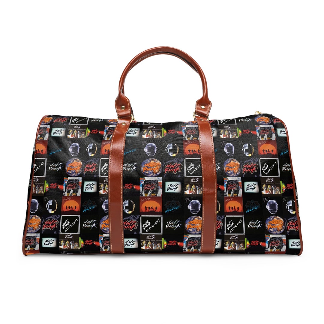 Daft Punk Album Cover Art Collage Waterproof Travel Bag - Etsy