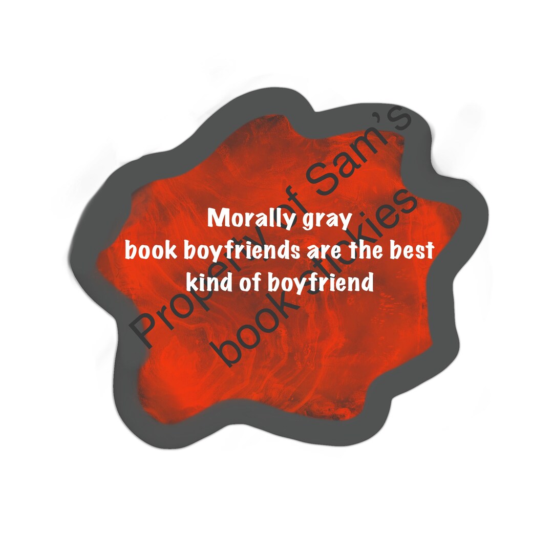 Morally Gray Boyfriend Sticker Template - Etsy