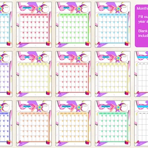 Ultimate 80s-themed Printable Planner | Daily, Weekly, Monthly & Yearly ...
