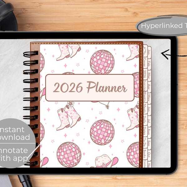 Cowgirl 2026 Planner - Etsy