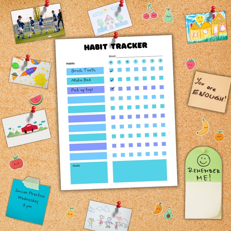 Printable Habit Tracker, Habit Tracking PDF, Habit Printable, Daily ...