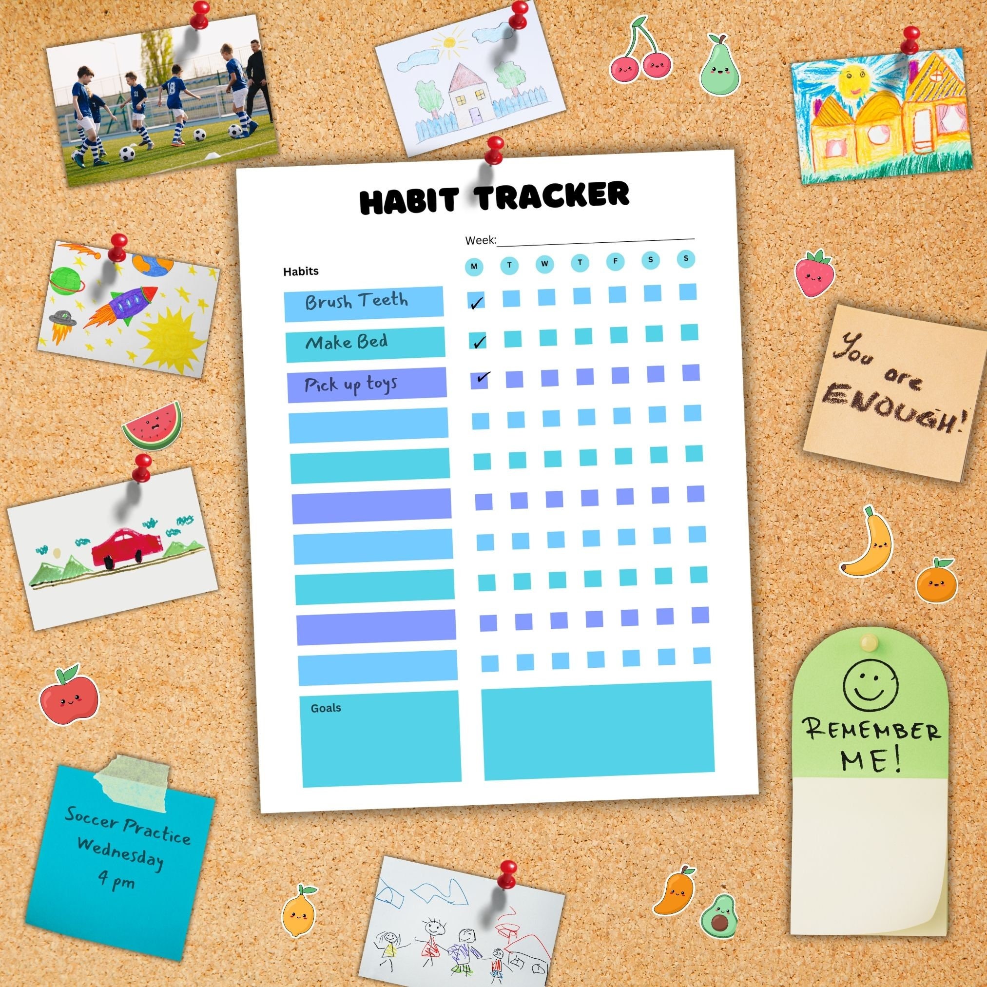 Printable Habit Tracker, Habit Tracking PDF, Habit Printable, Daily ...