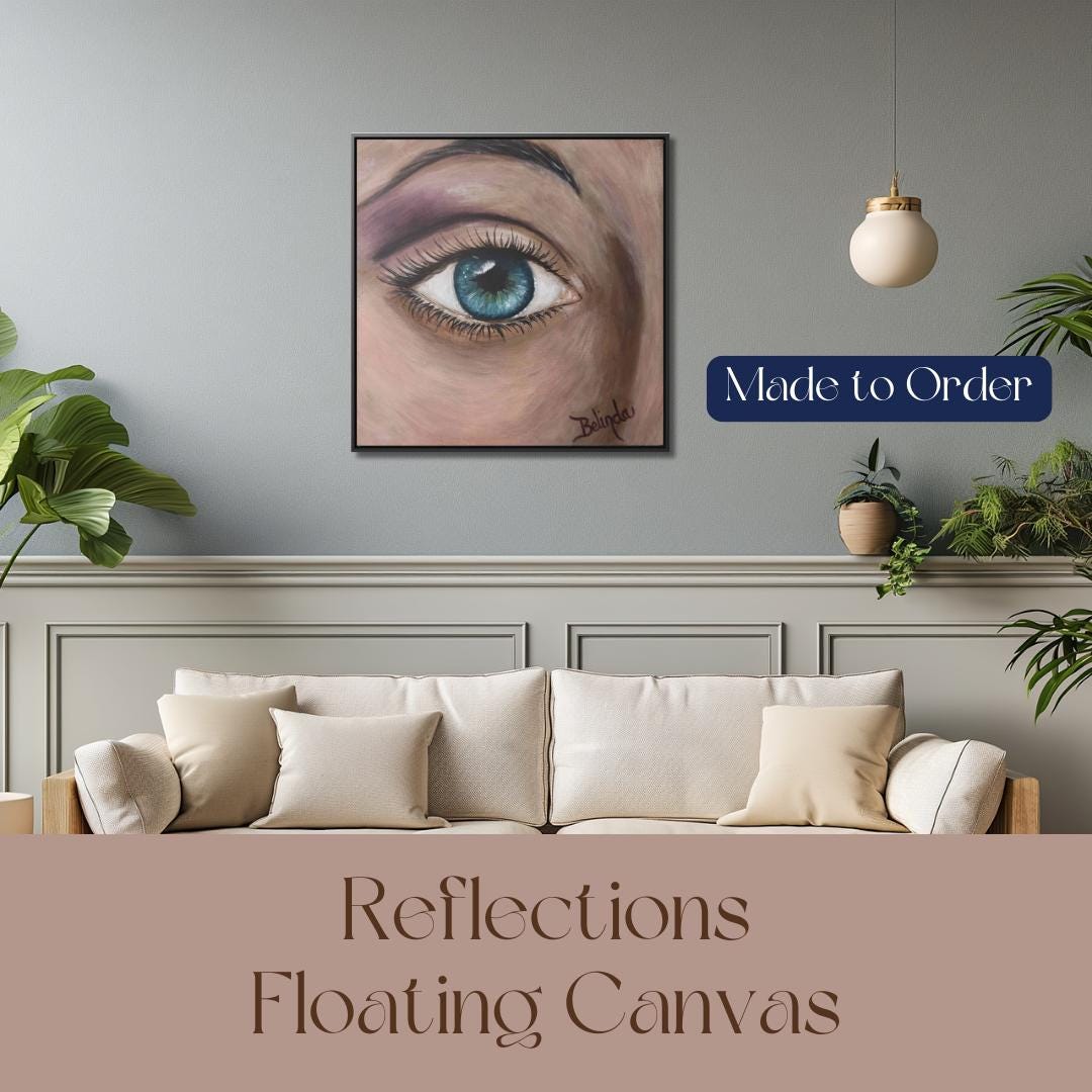 Artistic Eye Canvas Wall Art, Unique Home Decor, Gallery Wrap, Eye Art ...