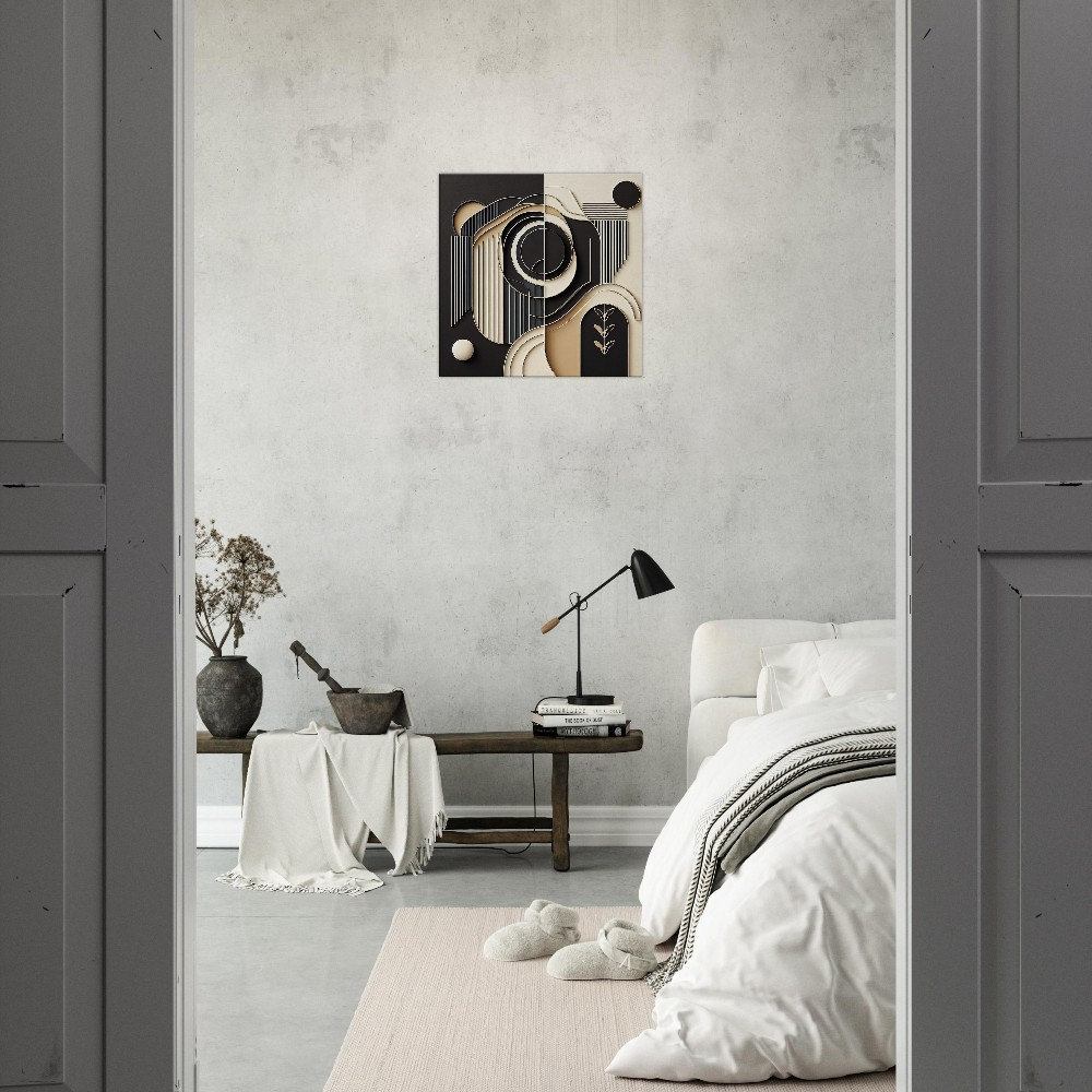 Modern Wall Art streamlined Stripes Printed on Thin Canvas - Etsy