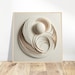 Art Print: "sculpture in Cream" Minimalist | Wood Frame - Etsy