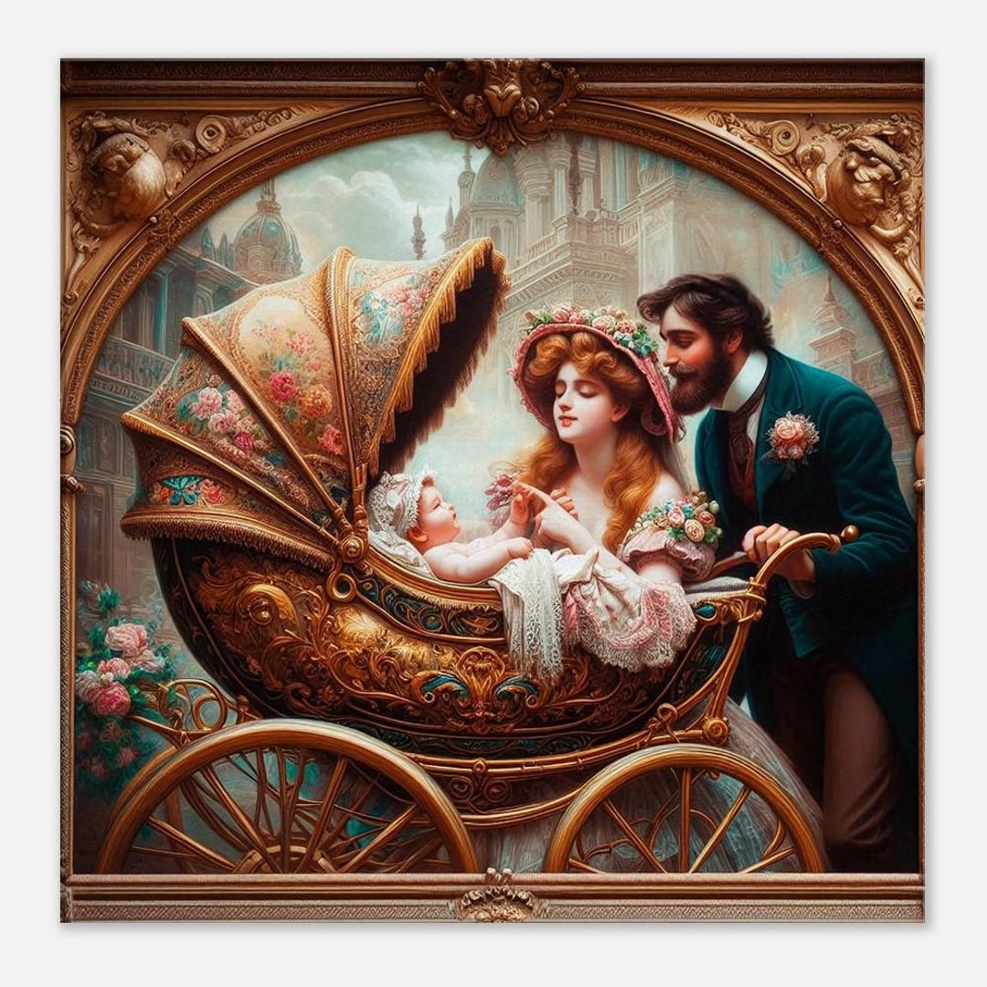 Beaux Arts Wall Art "the Gift" Printed on Thin Canvas. A Precious ...
