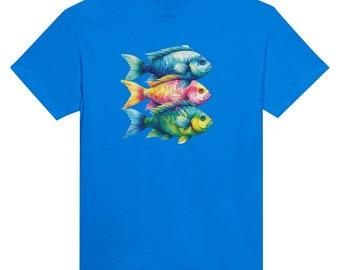 Vintage 90s Fish Shirt, Retro Fish Shirt, Fishing Tshirt, Fish Lover ...