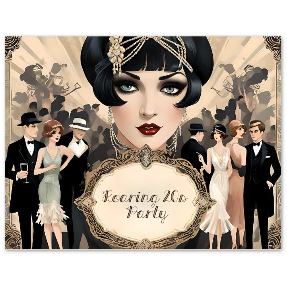 Roaring 20s Party Invitation "roaring 20s Party" 10 Invitations With ...