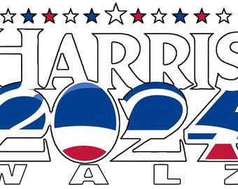 Harris 2024 SVG and PNG, Kamala Harris 2024, Kamala for President ...
