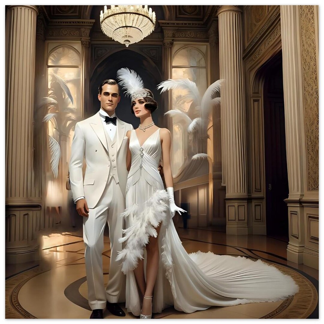 Special Order Art Deco Wall Art 1920's Grand Entrance Printed on ...