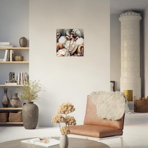 Art Deco Wall Art "flapper of Leisure" Printed on Thin Canvas. Perfect ...