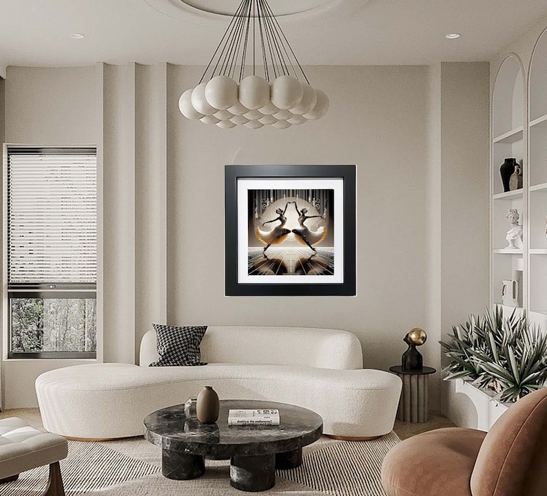 Art Deco Printable Wall Art Deco Harlem Dancers Art Deco Wall Art ...