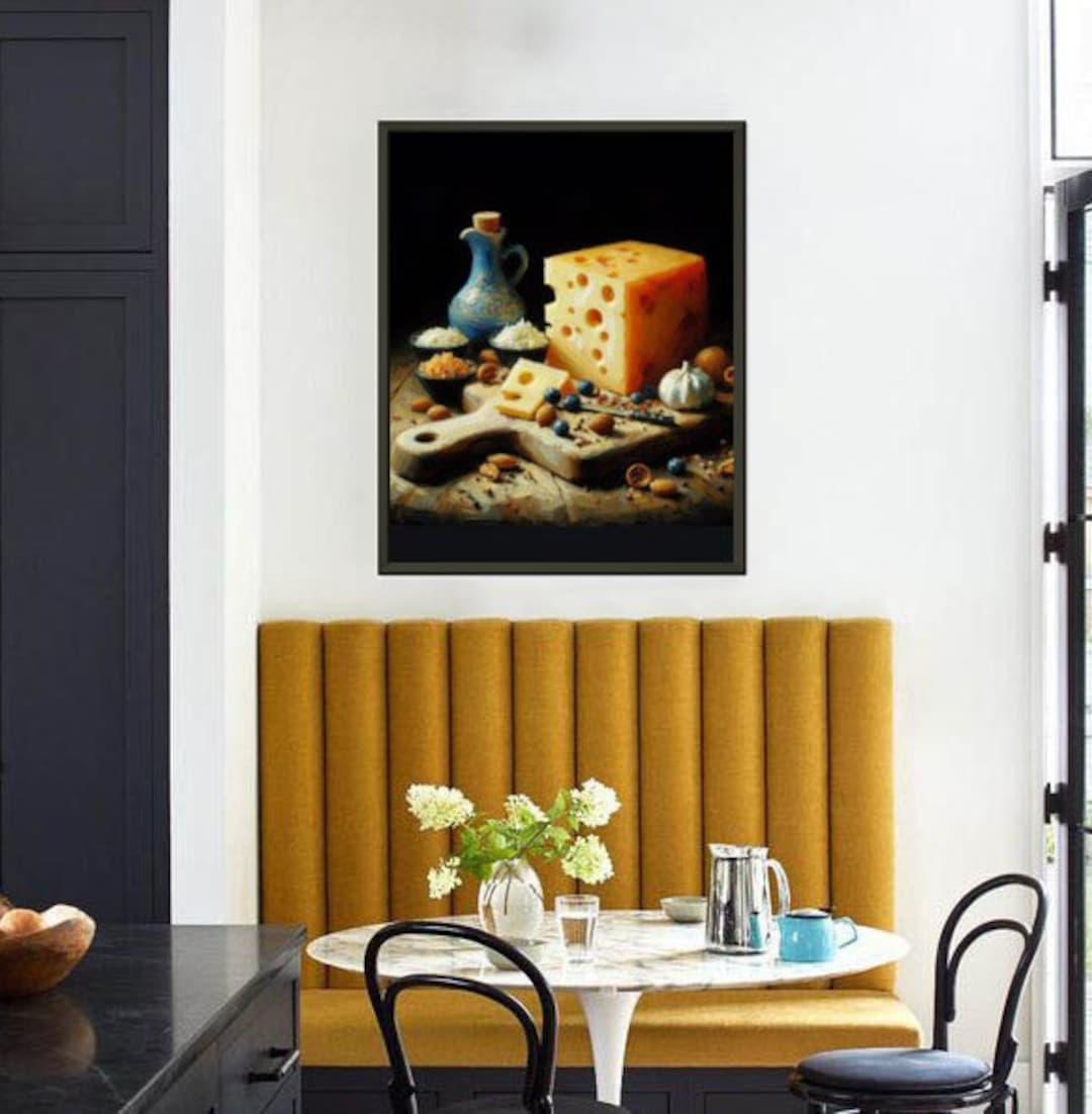 Culinary Art Wall Art Cheese Board Classic Matte Paper Framed Print - Etsy
