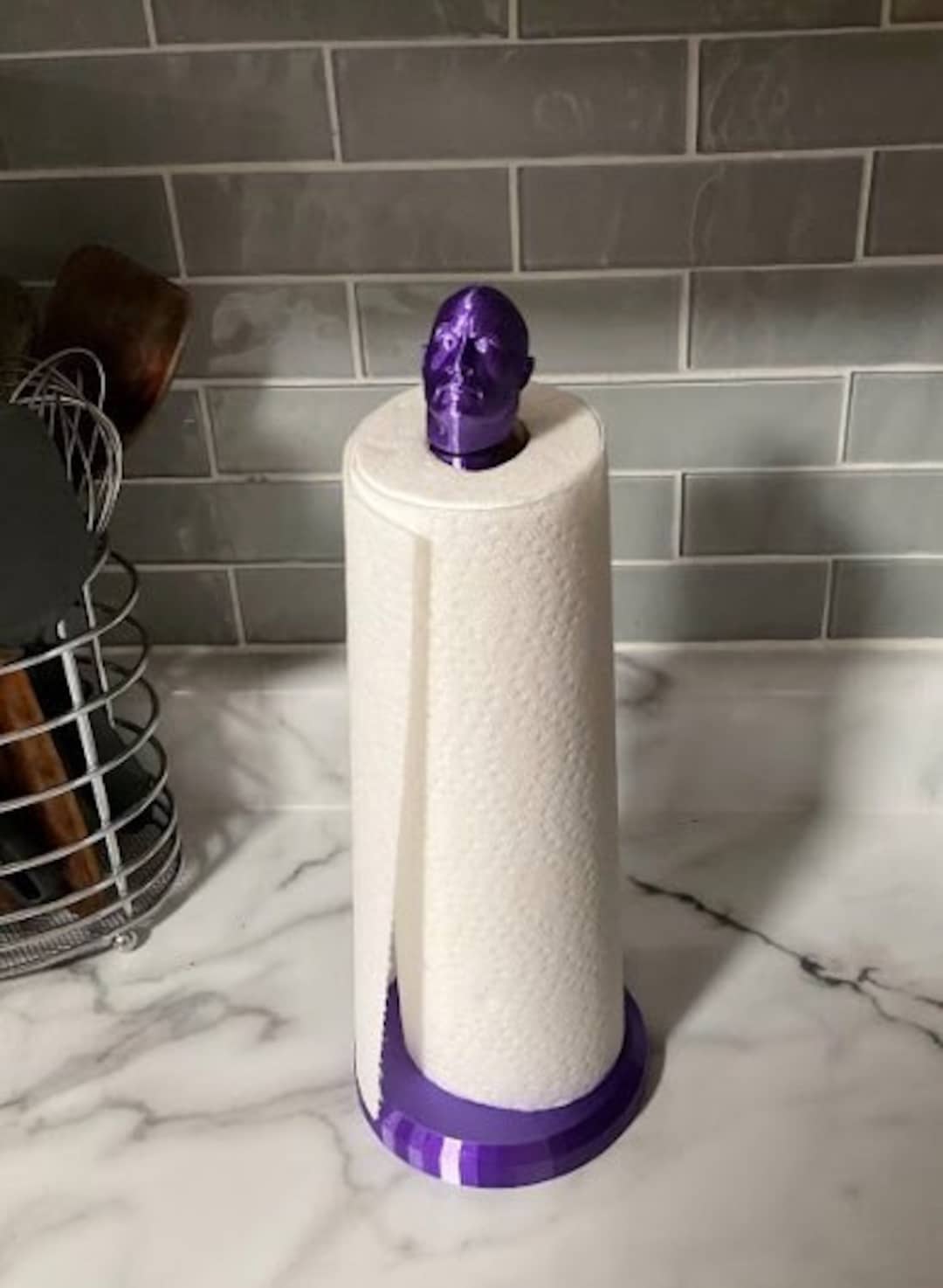 The Rock in Roll - Paper Towel Roll Holder - Etsy