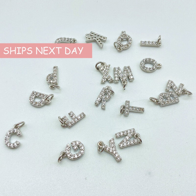 Initial Charm - Etsy