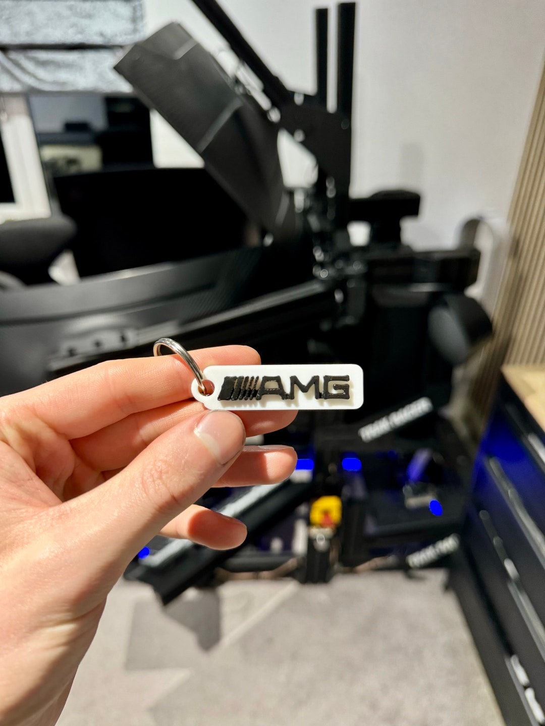 AMG Logo Keychain - Etsy