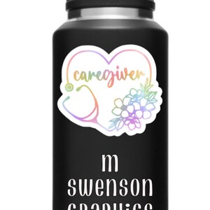 Caregiver Sticker, Caregiver Decal, Caregiver, Nurses Aid Sticker ...