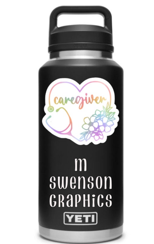 Caregiver Sticker, Caregiver Decal, Caregiver, Nurses Aid Sticker ...