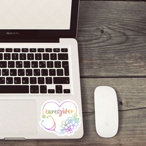 Caregiver Sticker, Caregiver Decal, Caregiver, Nurses Aid Sticker ...