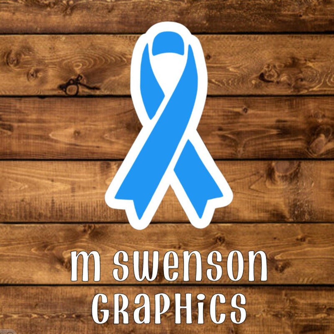 Autism Sticker, Autism Decal, Autism, Blue Ribbon Sticker, Blue Ribbon ...