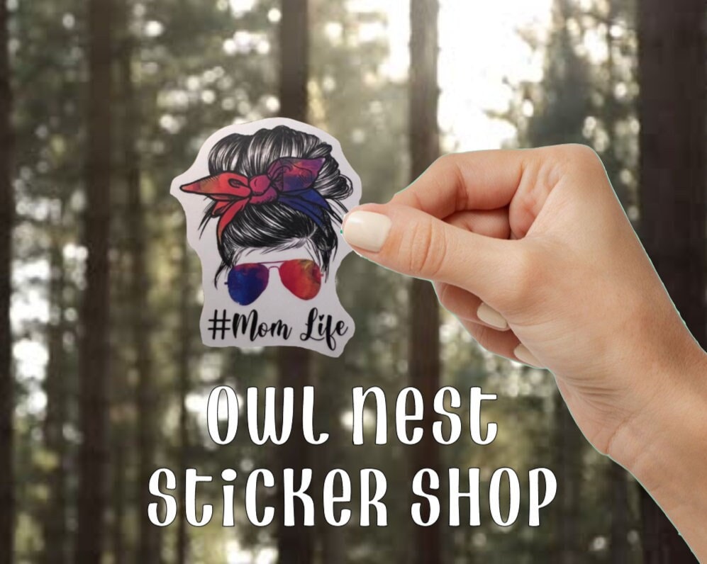 Mom Sticker Mom Decal Mom momlife Decal momlife Sticker - Etsy