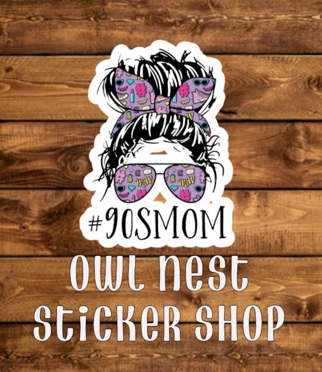 90's Mom 90s Mom 90s Mom Sticker 90s Mom Decal Mom - Etsy
