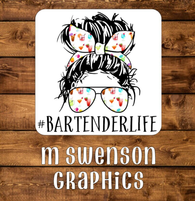 Bartender Life Sticker, Bartender Life, Bartender, Bartender Sticker ...