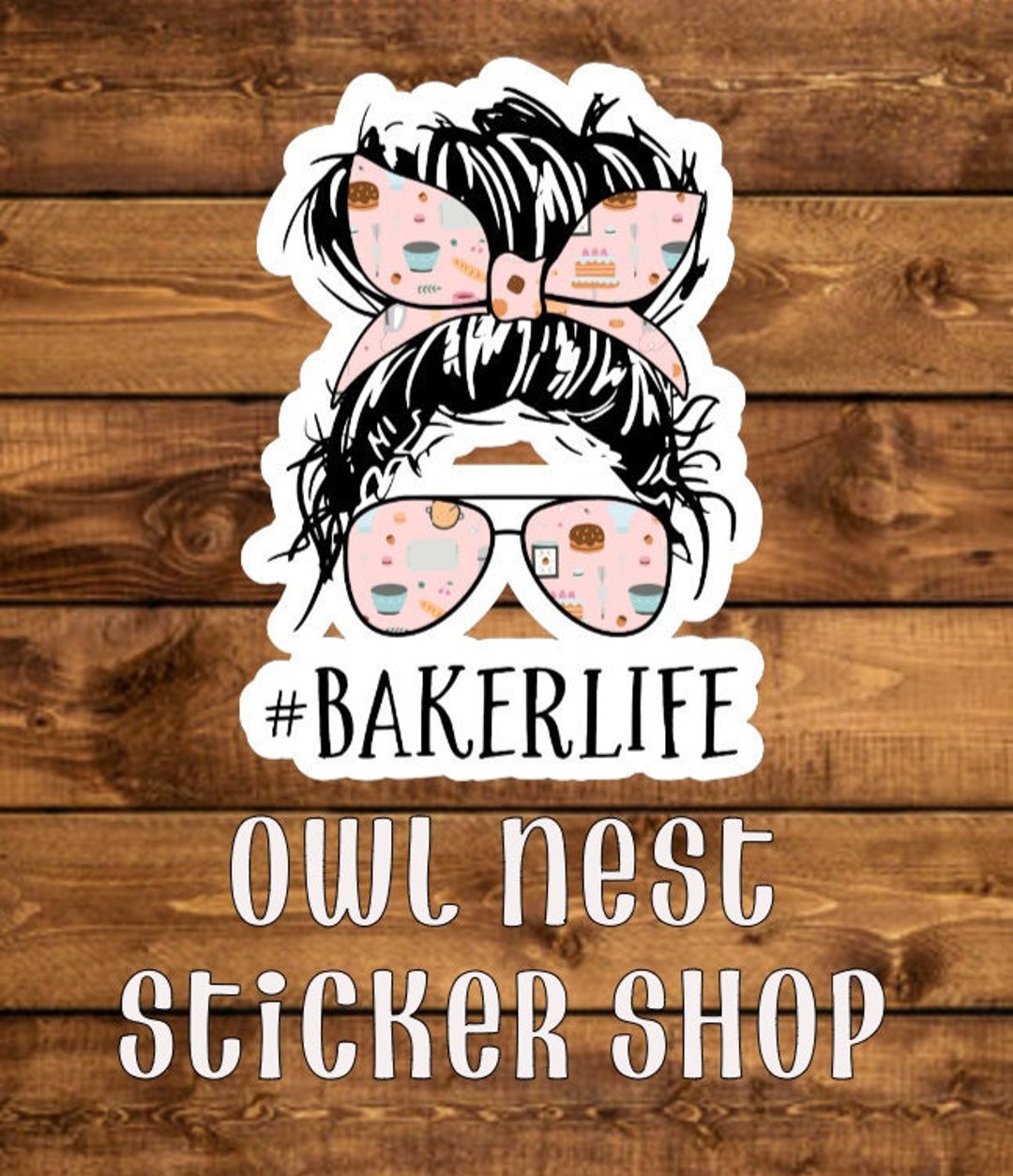 Baker Life Sticker Baker Life Decal Baker Sticker Baker - Etsy