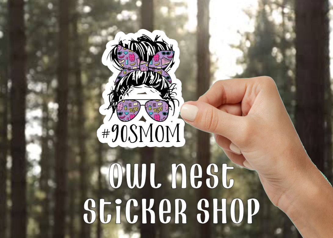 90's Mom 90s Mom 90s Mom Sticker 90s Mom Decal Mom - Etsy