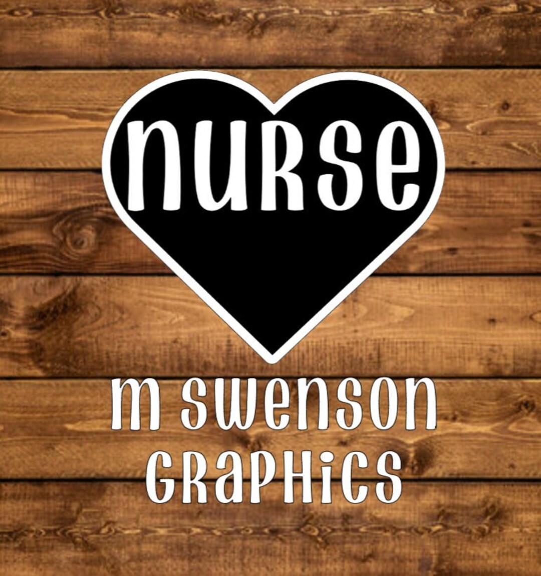 Nurse Sticker, Nurse Decal, Registered Nurse Sticker, Registered Nurse ...