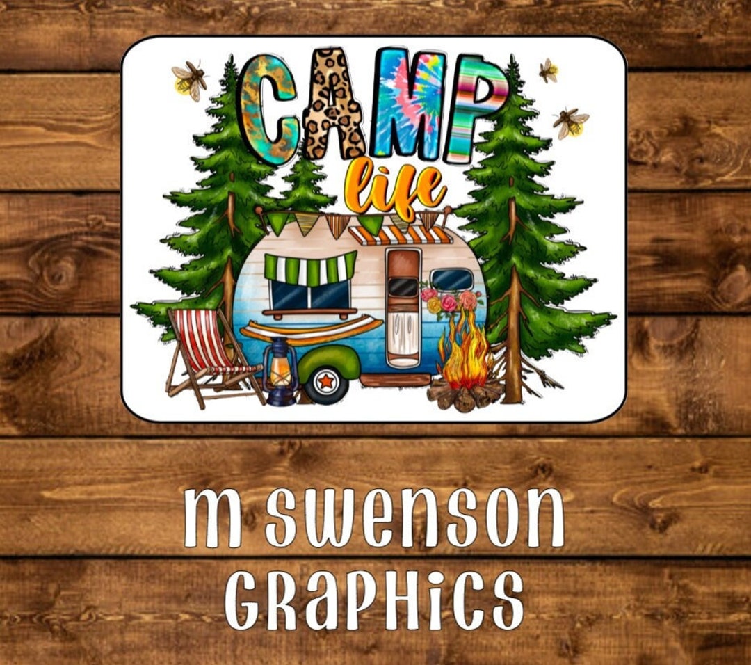 Camp Life Sticker, Camp Life Decal, Camp Life, Camping Sticker, Camping ...