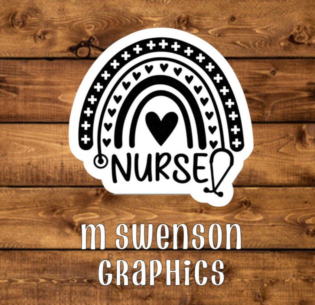 Nurse Sticker, Nurse Decal, Nurse, Rn Sticker, Rn Decal, Rn, Lpn ...